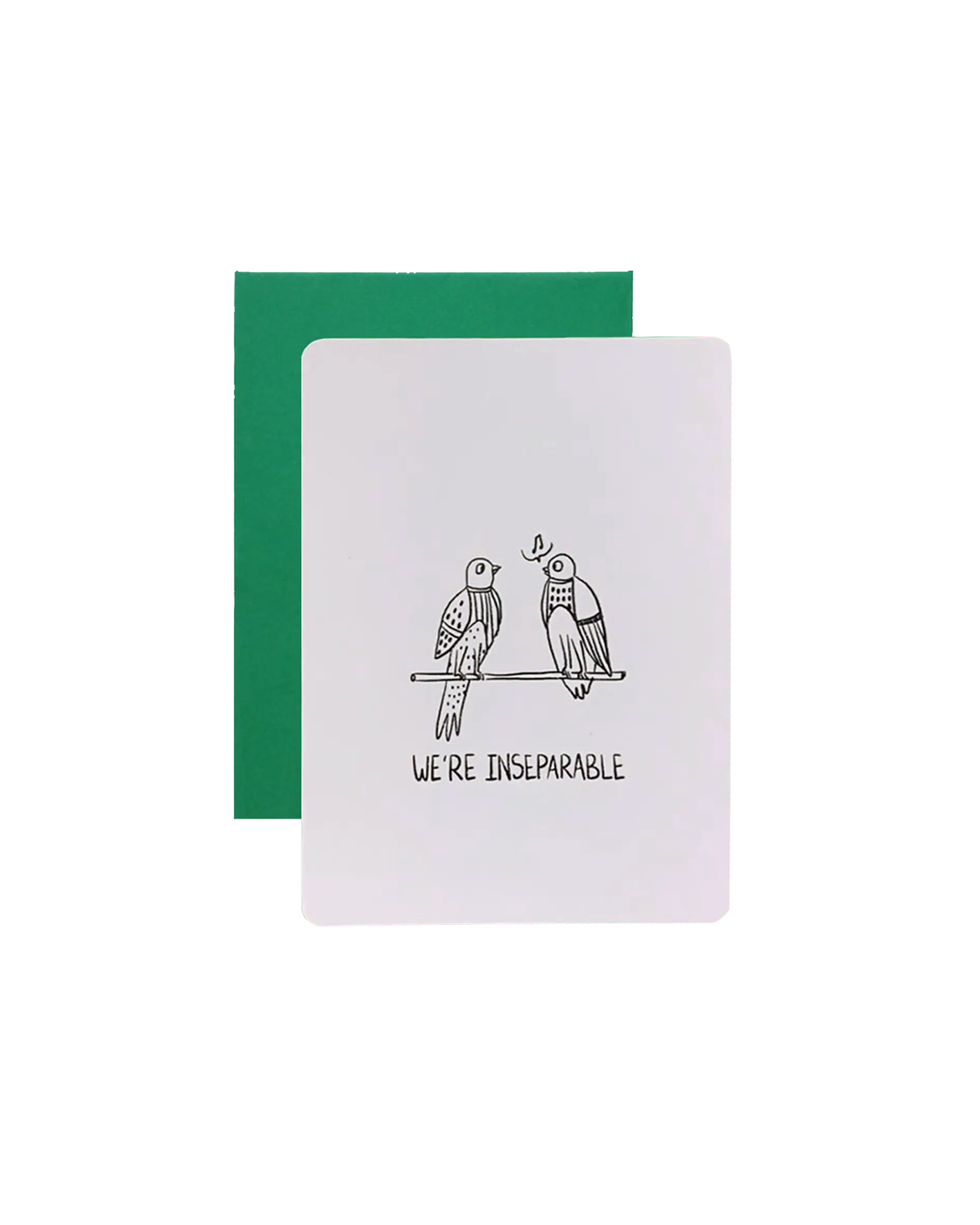 INSEPARABLE BIRDS Greeting Card – Lebanon Concept Store