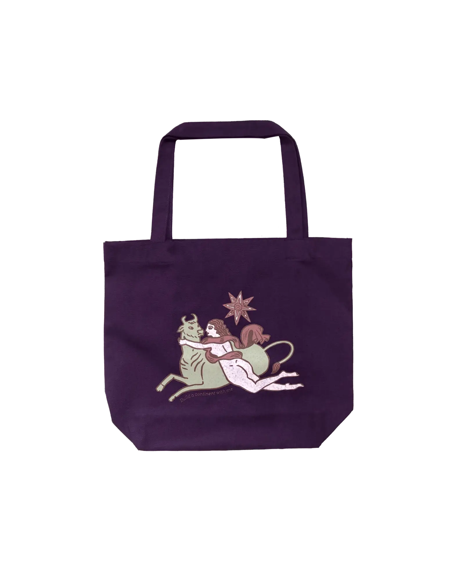 EUROPA AND ZEUS Deep Purple Tote Bag – Lebanon Concept Store