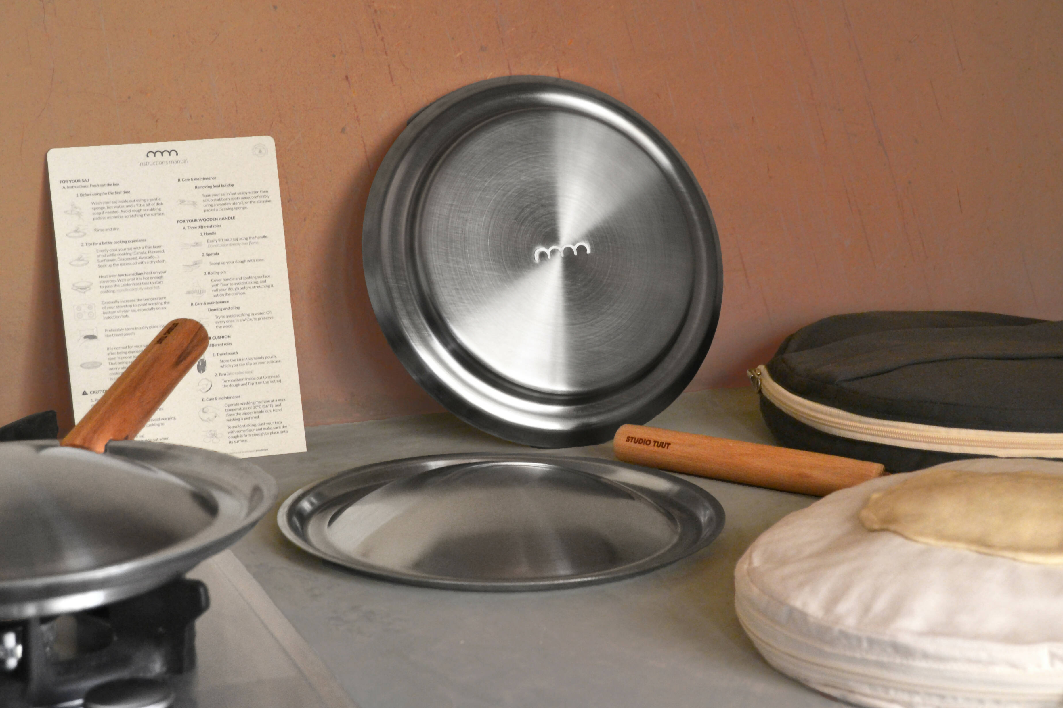 Mini saj kit in Stainless steel – Lebanon Concept Store